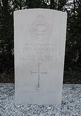 Ashtead War Memorials - Wing Commander Kenneth Duke Knocker RAF